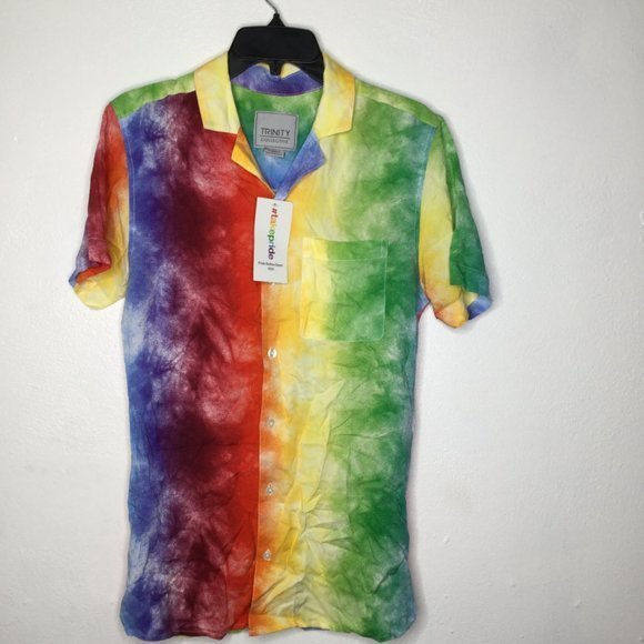 Trinity | Shirts | Pride Gender Inclusive Adult Tiedye Rainbow ...